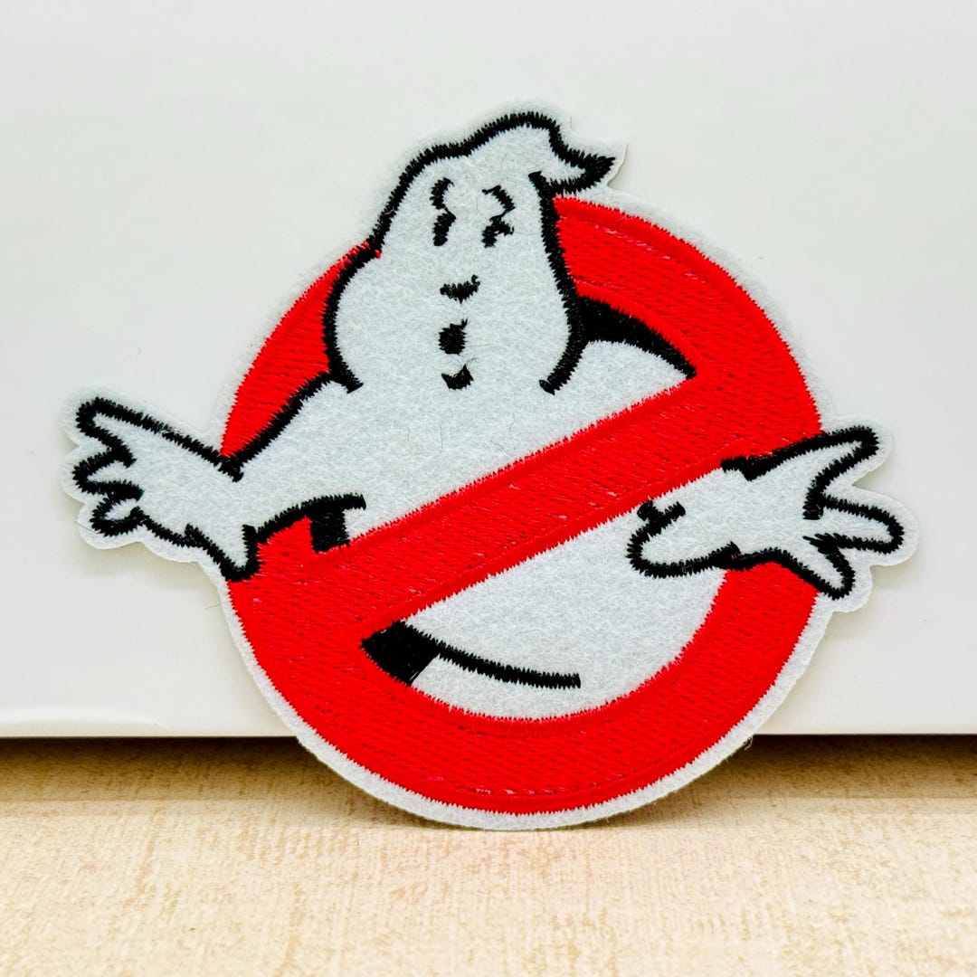 Ghostbusters Iron on Patch 3.5 Embroidery Ghostbusters Patch Halloween Patch Halloween Applique ...