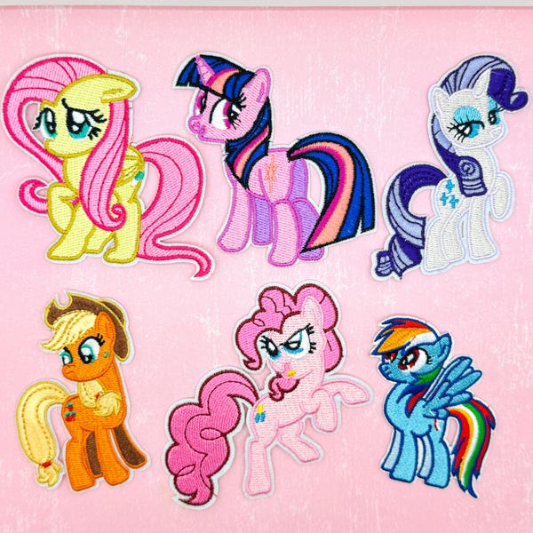 My Little Pony Iron on Patches - Etsy