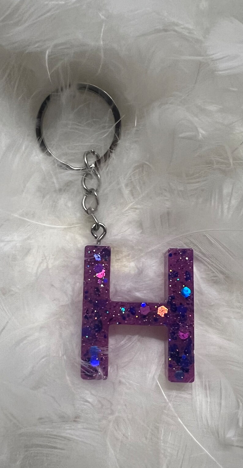 Handmade Letter Keychains - Etsy