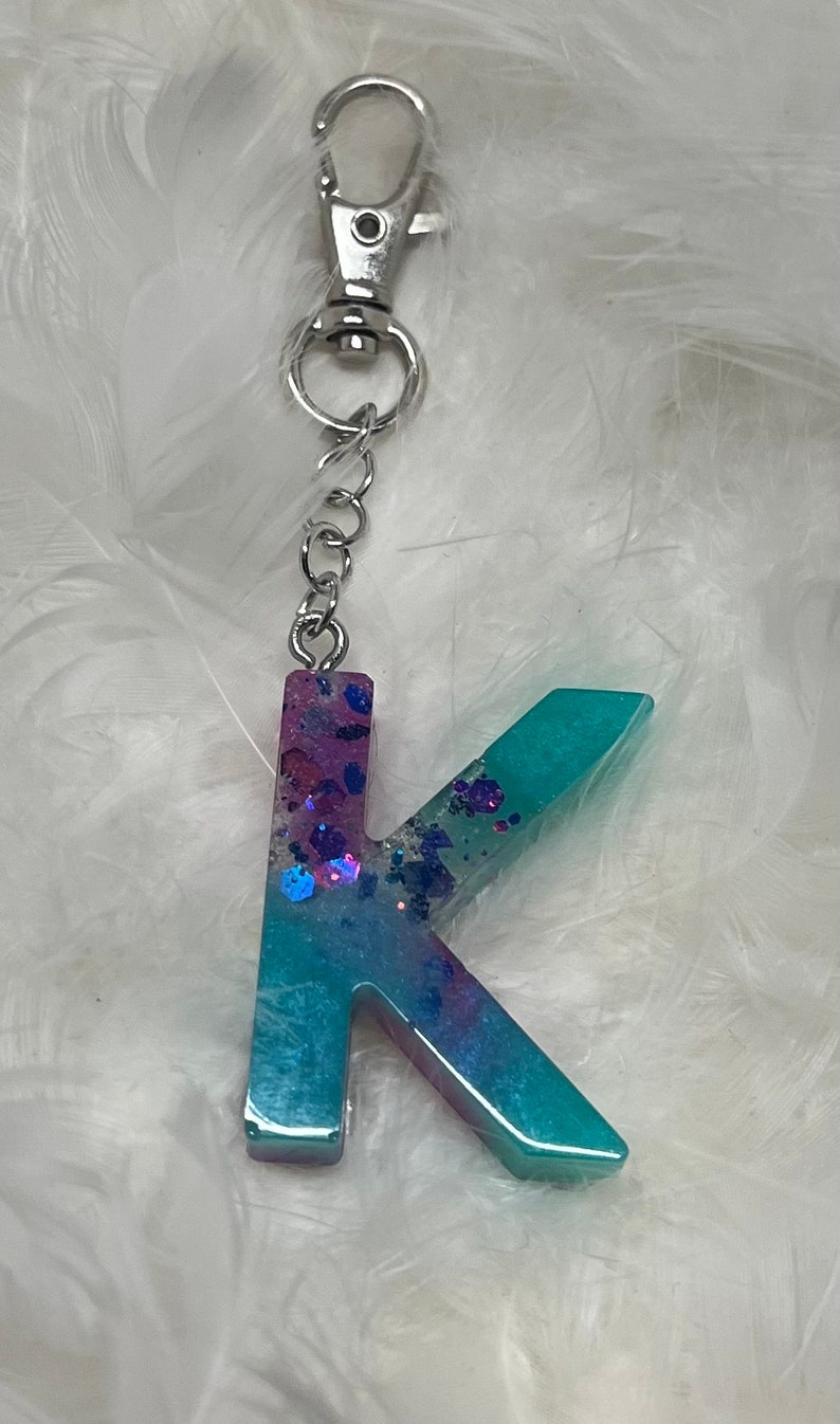 Handmade Letter Keychains - Etsy