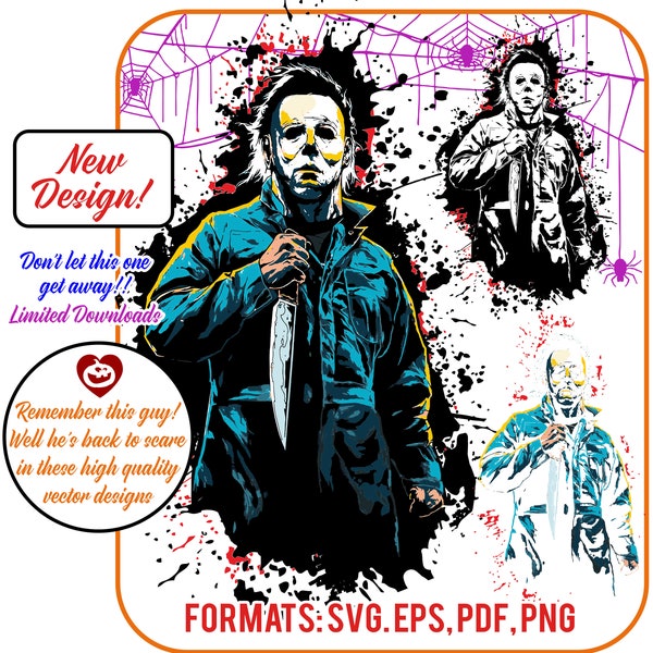 Michael Myers Vector - Etsy