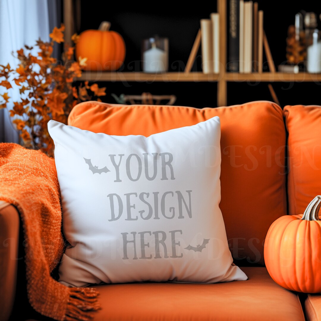 Pillow Mockup Styled Pillow Mockup Fall Mockup Throw Pillow Mockup ...