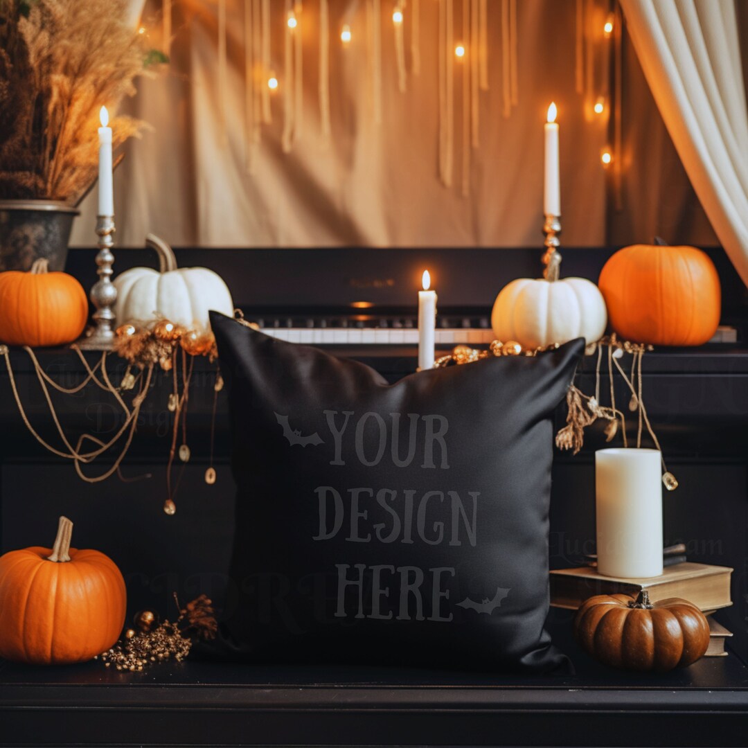 Pillow Mockup Styled Pillow Mockup Fall Mockup Throw Pillow Mockup ...