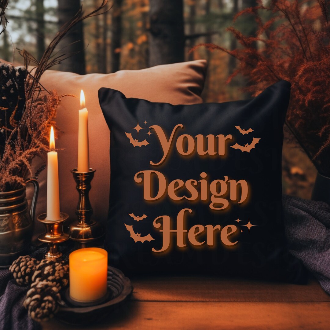 Pillow Mockup Styled Pillow Mockup Fall Mockup Throw Pillow Mockup ...