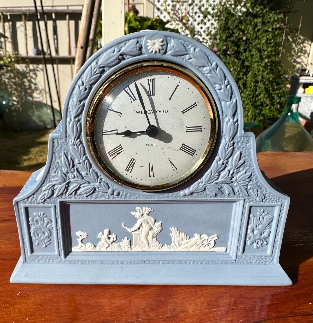 Wedgwood Jasperwear Clock From England - Etsy