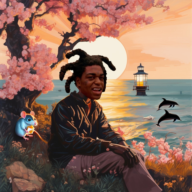 Kodak Black Poster Premium Large Poster Statement Artwork Home - Etsy