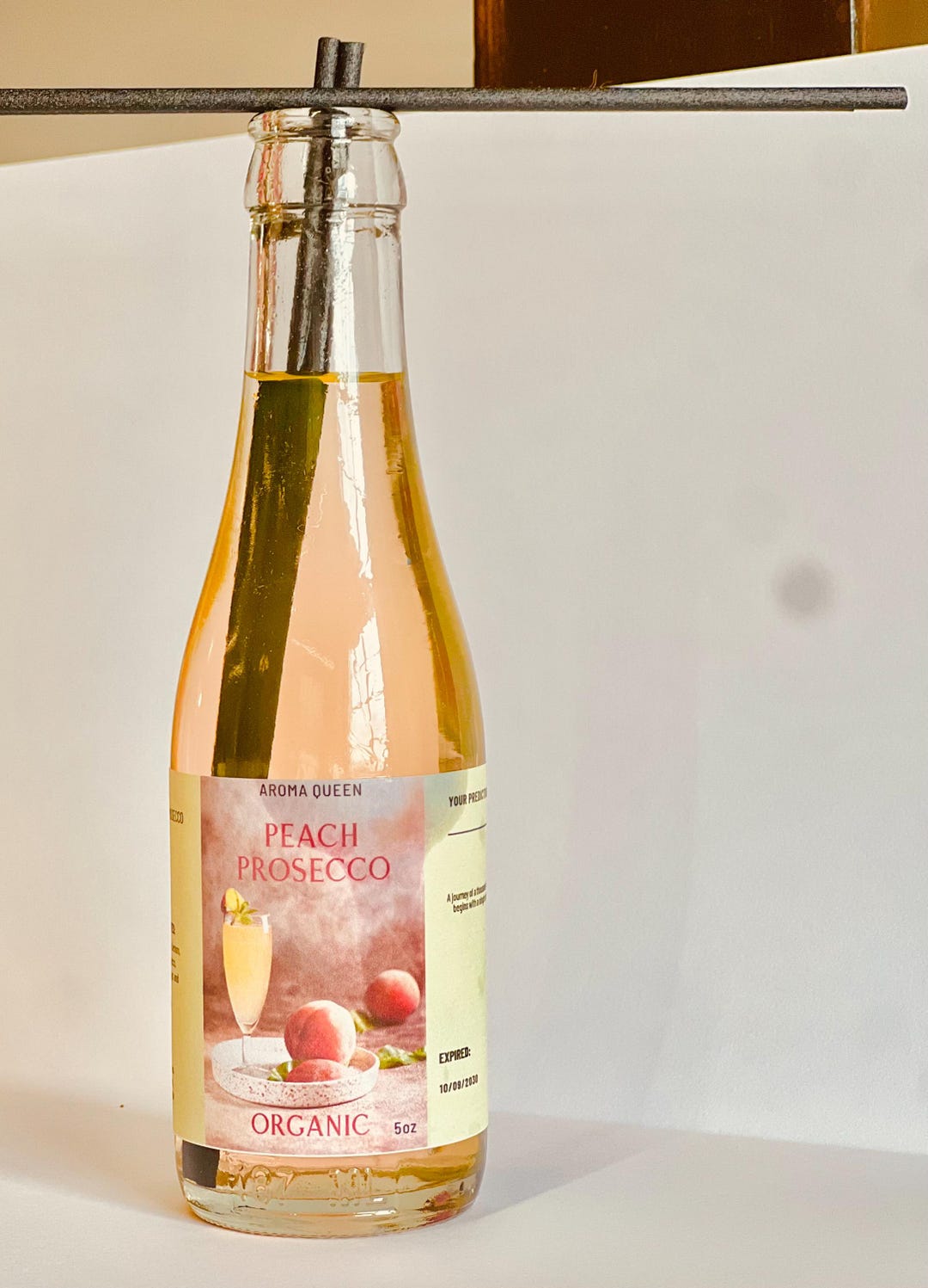Aroma Queen Peach Prosecco Reed Diffuser Set / 5oz /valentine’s Day ...