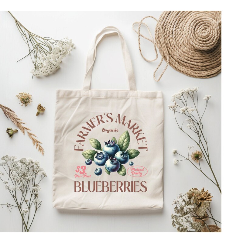 Farmers Market Tote - Etsy