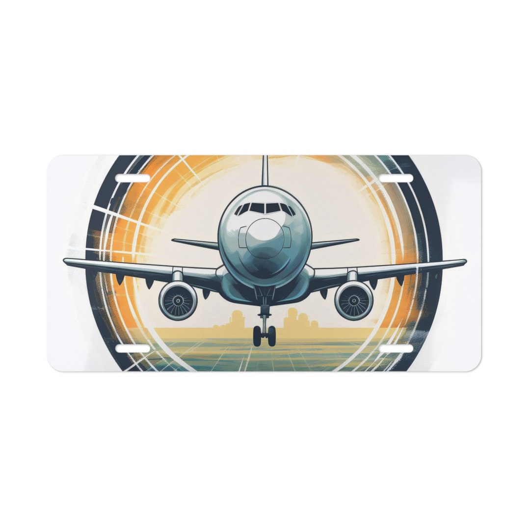 Vanity Plate With a 3D Aviation Theme - Etsy