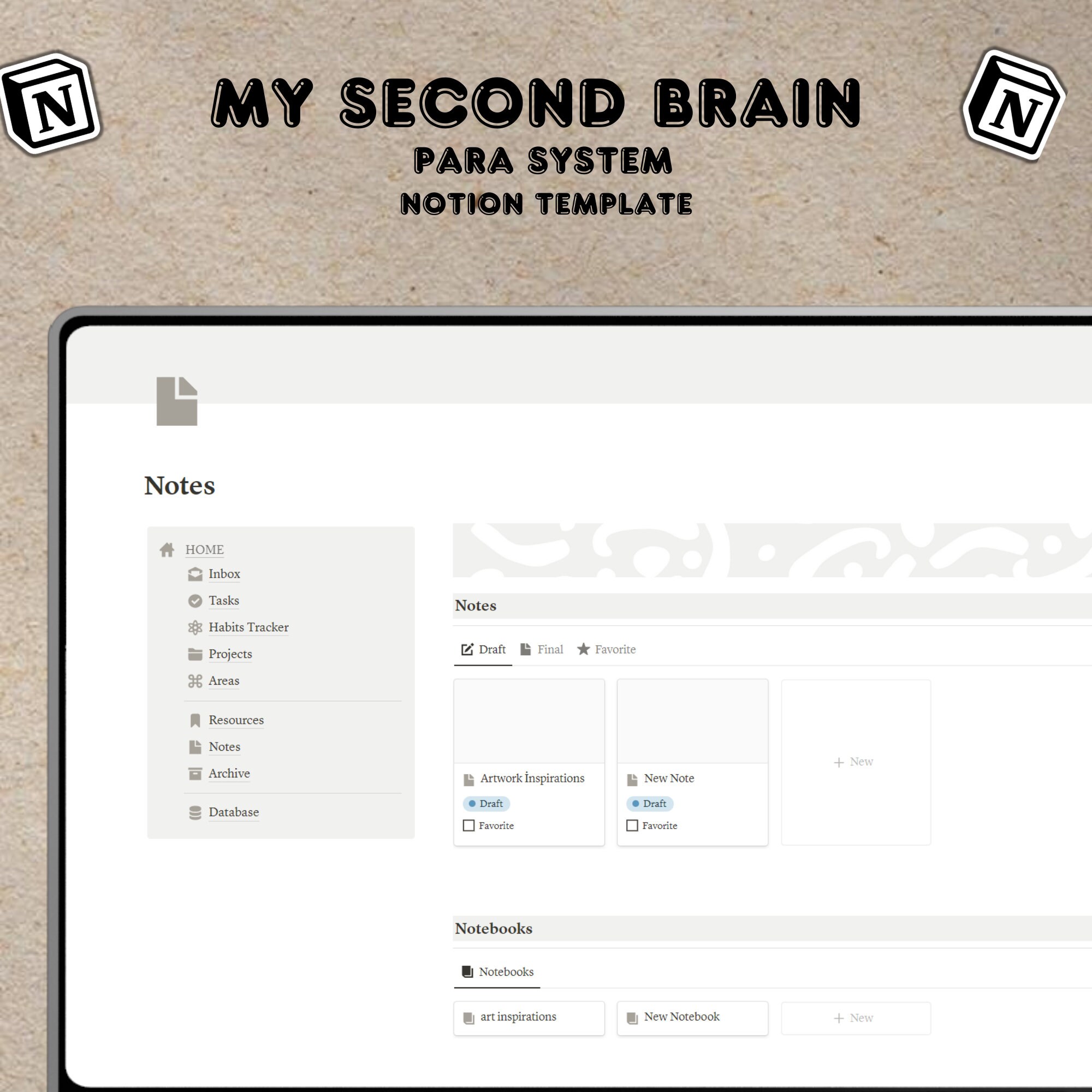 Second Brain Notion Template, Notion Dashboard, Simple Notion Planner ... Second Brain Notion Template, Notion Dashboard, Simple Notion Planner ...