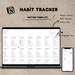 Habit Tracker Notion Template, Simple Notion Dashboard, All in One ...