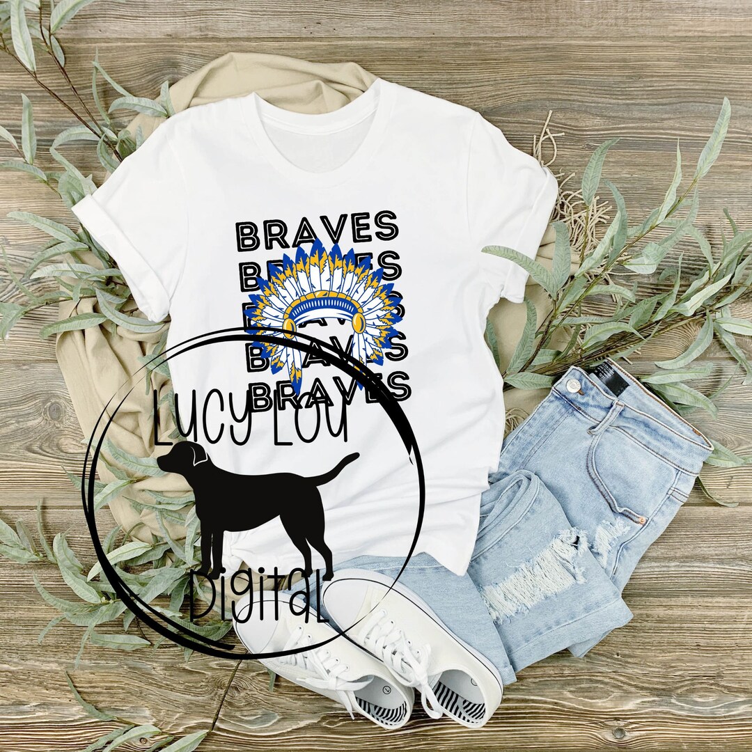 Community Braves Digital Download PNG, Team Logo Printable Art, Instant ...