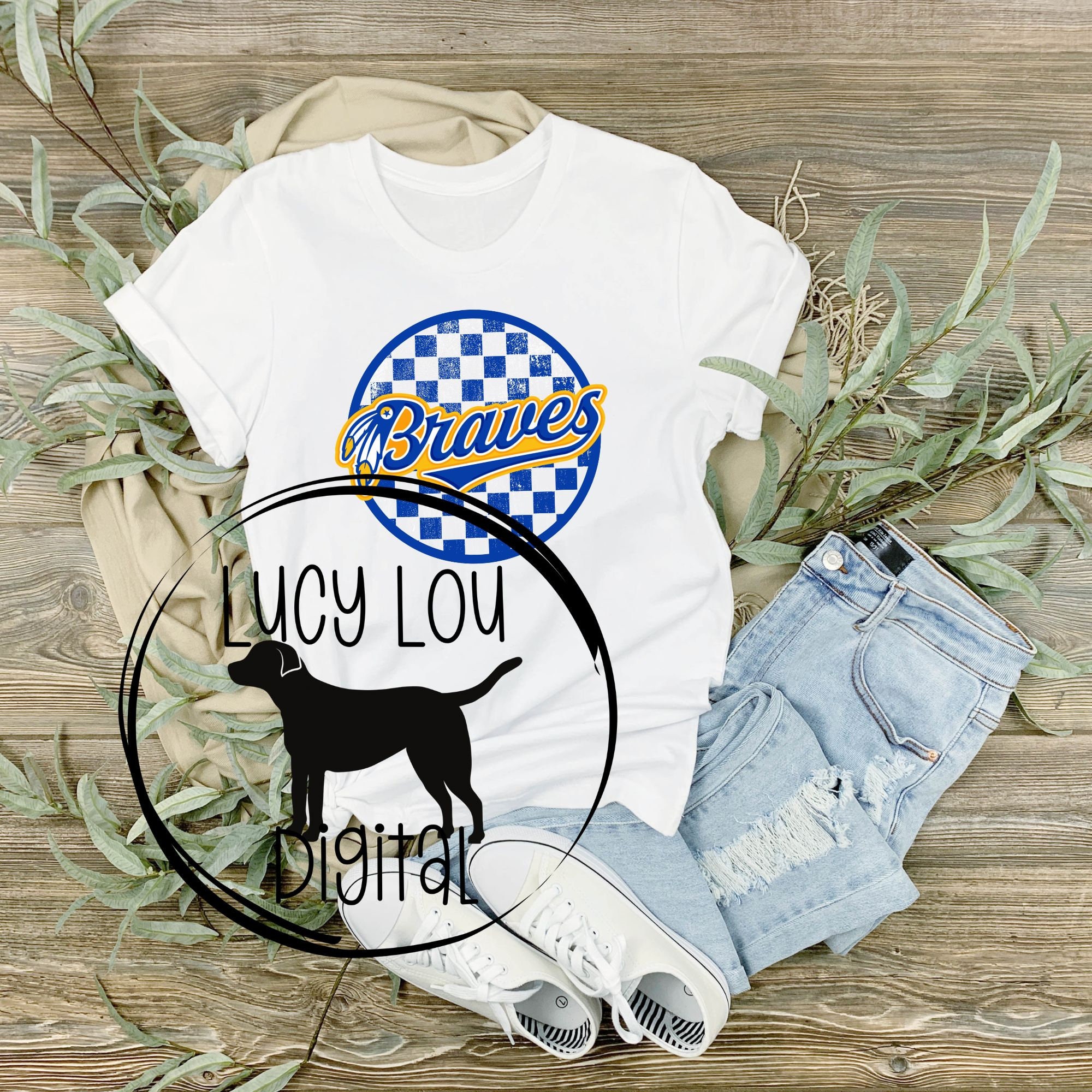 Braves Mascot Digital Download PNG, Community Team Logo, High ...