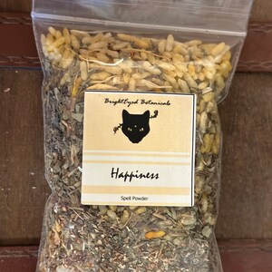 Happiness -spell Powder- Joy, Stress Relief, Contentment, Mood Booster ...