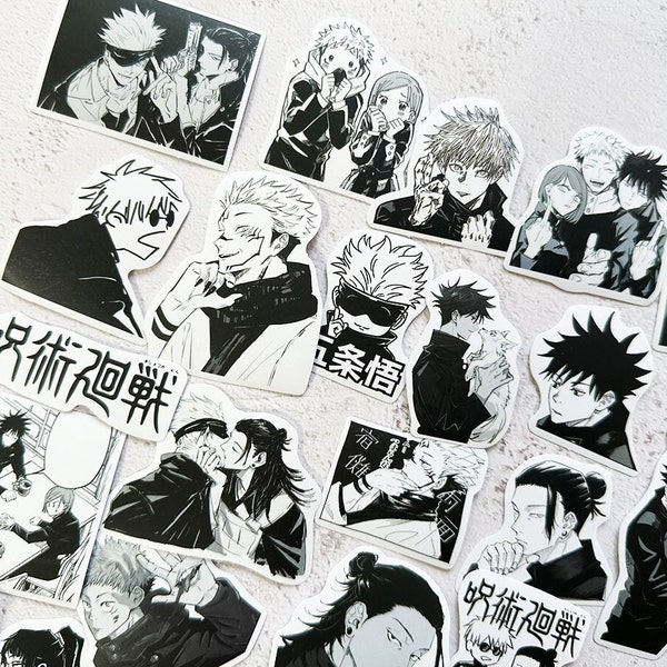 Jjk Manga Stickers Etsy