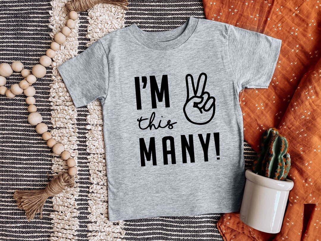 I M This Many Shirt,finger Birthday Shirt,i M This Many 4th Birthday ...