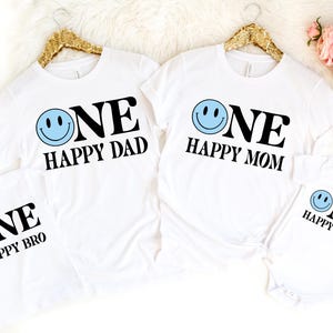 One Happy Dude Shirt,one Happy Mom Shirt,one Happy Birthday Shirt ...