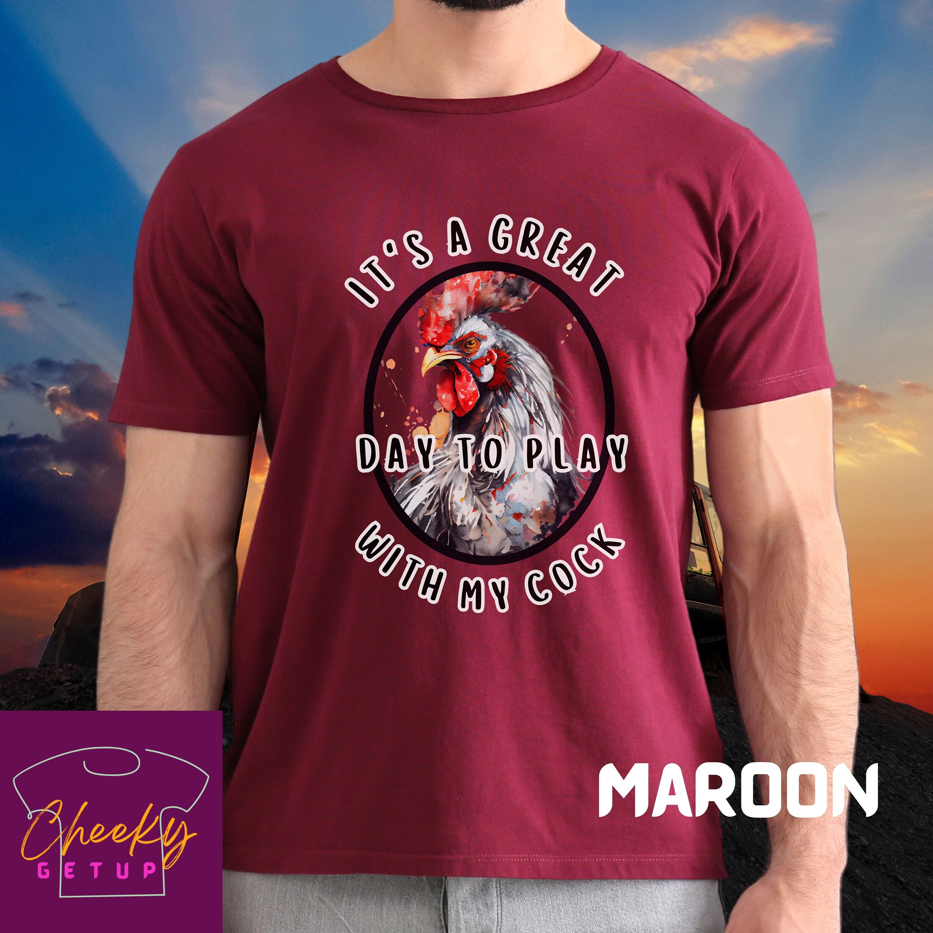 Funny Farmer Gift, Funny Farmer Shirt, Funny Rooster Tshirt, Gift for ...