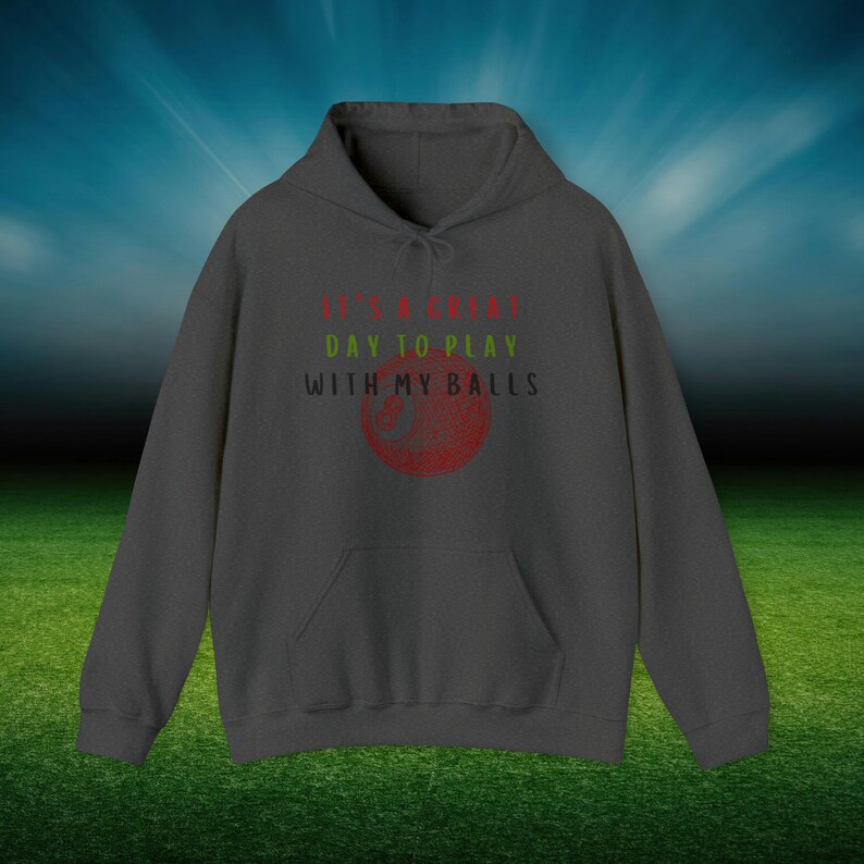 Funny Billiards Hoodie, Eight Ball Hoodie, Funny Sports Shirt ...