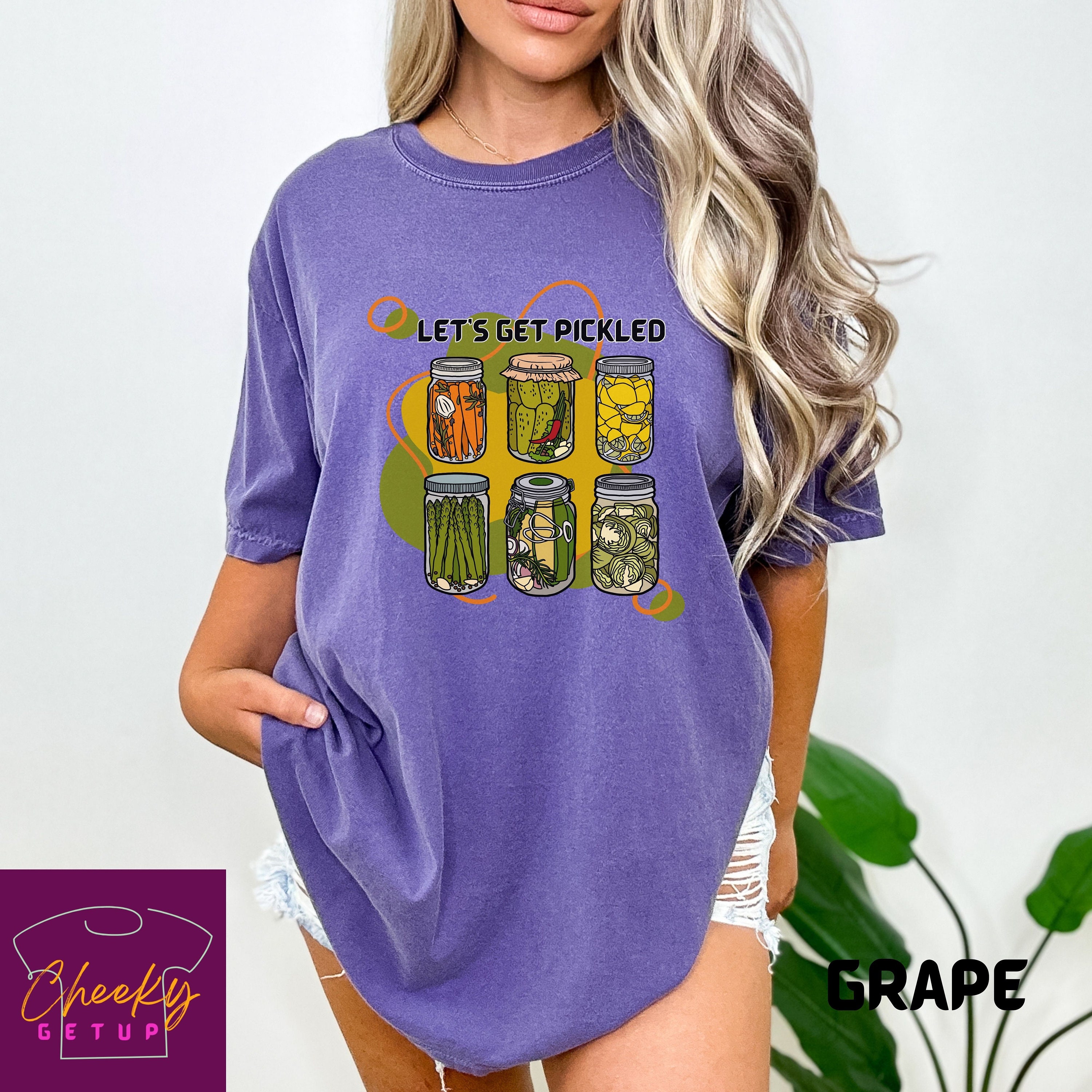 Funny Pickle Lover Shirt, Pickle Lover Gift, Let's Get Pickled Shirt ...