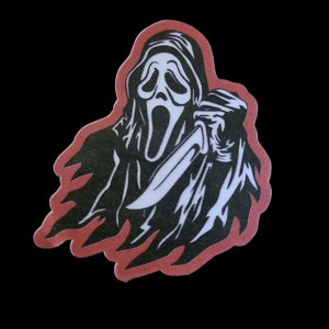 Ghost Face/waterproof/laminated/scream - Etsy