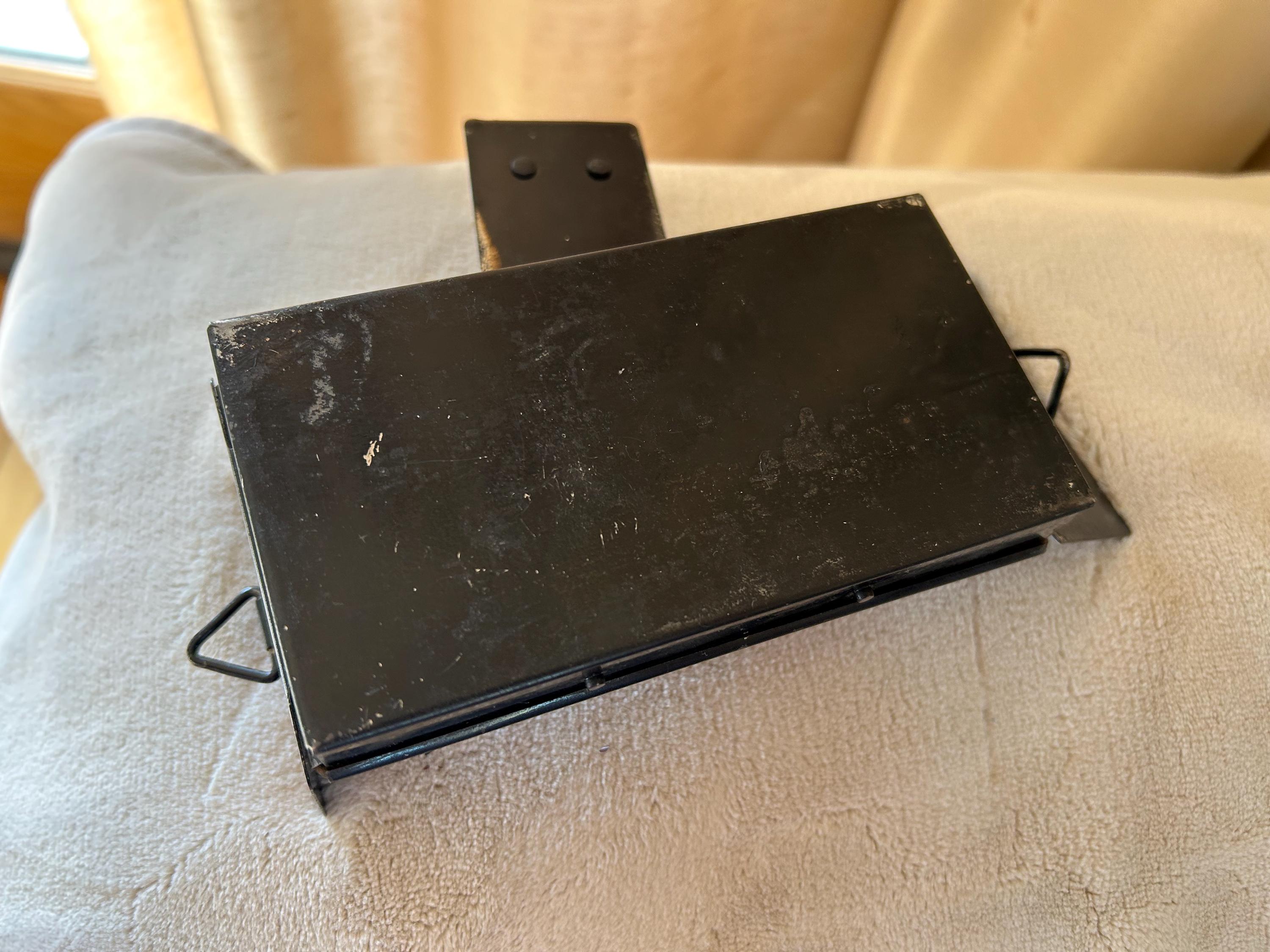 English Toleware Metal Bankers Box - With Rare Insert and Key! - Etsy