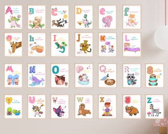 ABC Animals Animal Alphabet Now in DIGITAL Version - Etsy