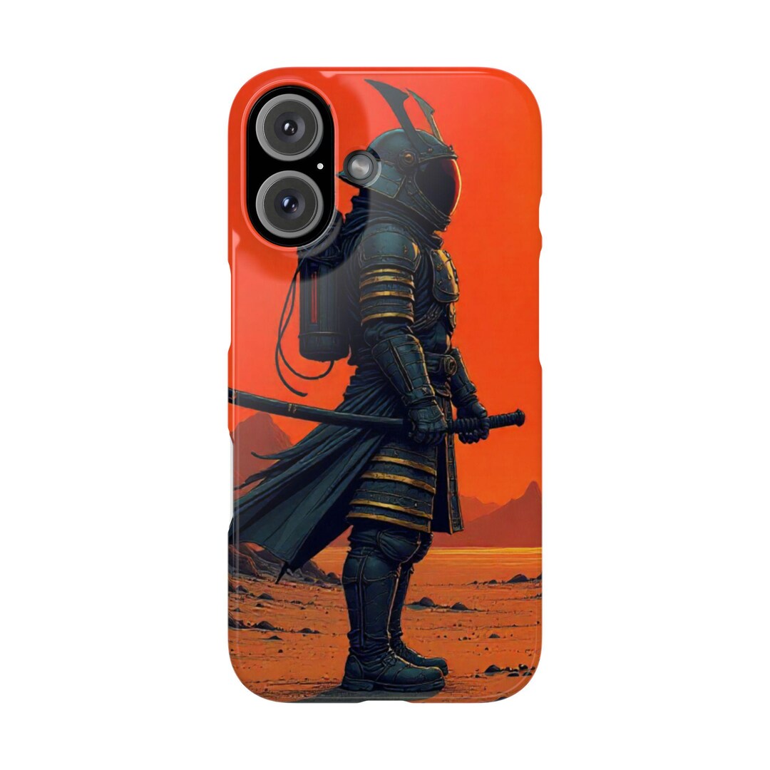 Samurai Astronaut Phone Case: Bold Space Lover Gift - Etsy