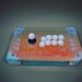 Caster Ver.1 Acrylic & Resin Fightstick DIY Enclosure W/ Clear Layers ...