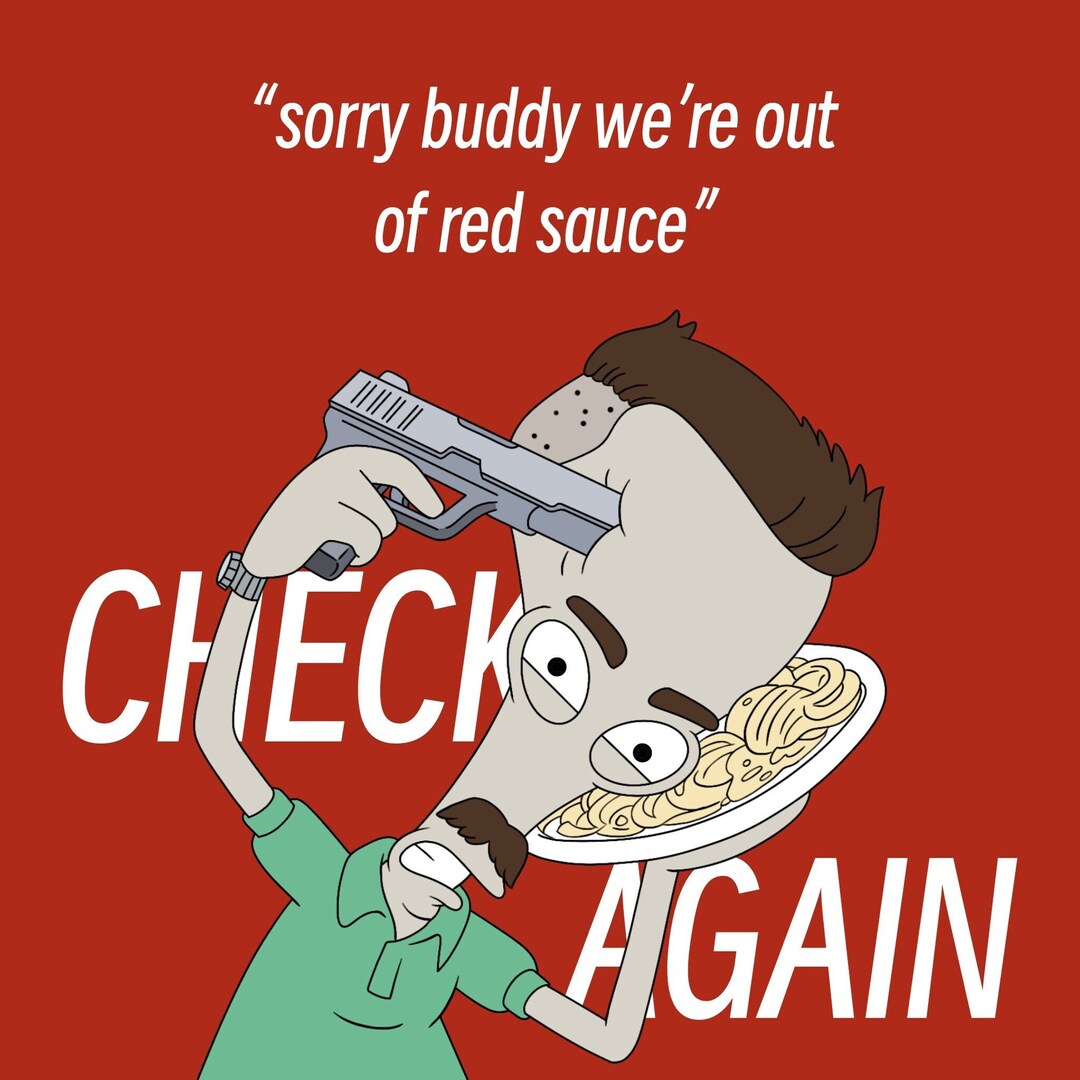 Roger Smith American Dad Sticker sorry Buddy We're Out - Etsy