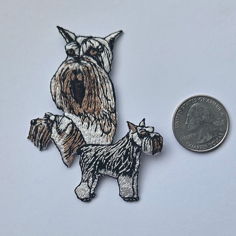 Schnauzer Patch - Etsy