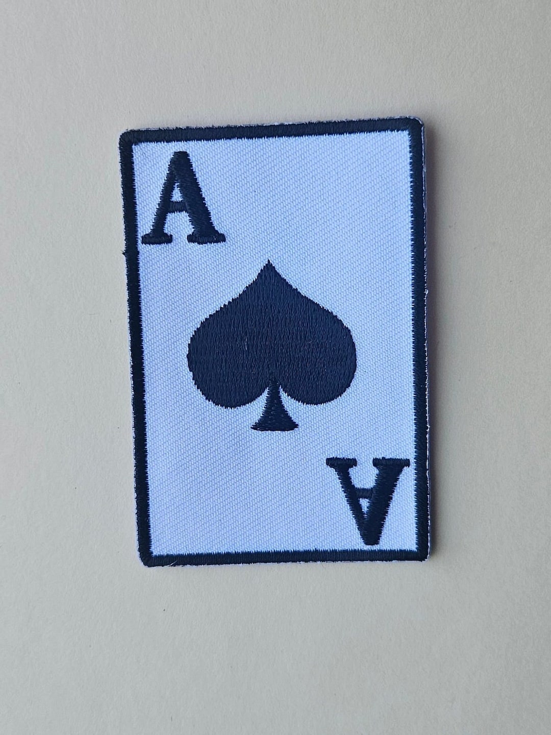 Ace of Spades - Hearts - Clubs - Diamonds - Iron on Patch - Ace of ...