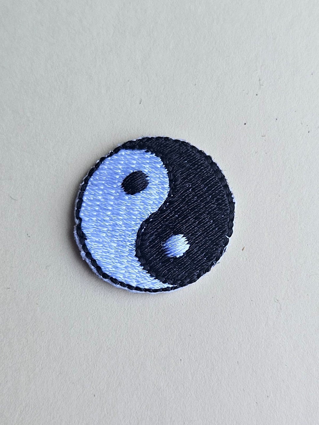 Yin Yang Novelty Patch - Iron on Patch - Embroidered Patch - Applique ...