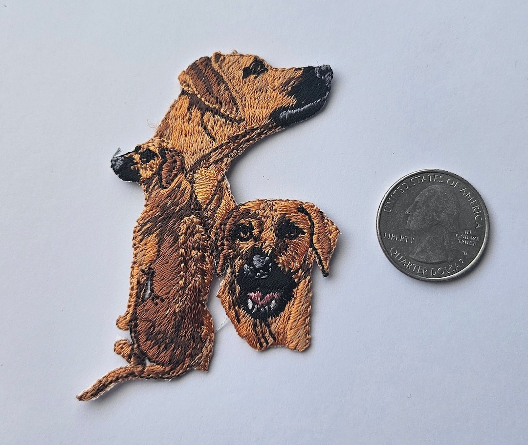 Rhodesian Ridgeback Patch - Iron on Patch - Embroidered Patch ...