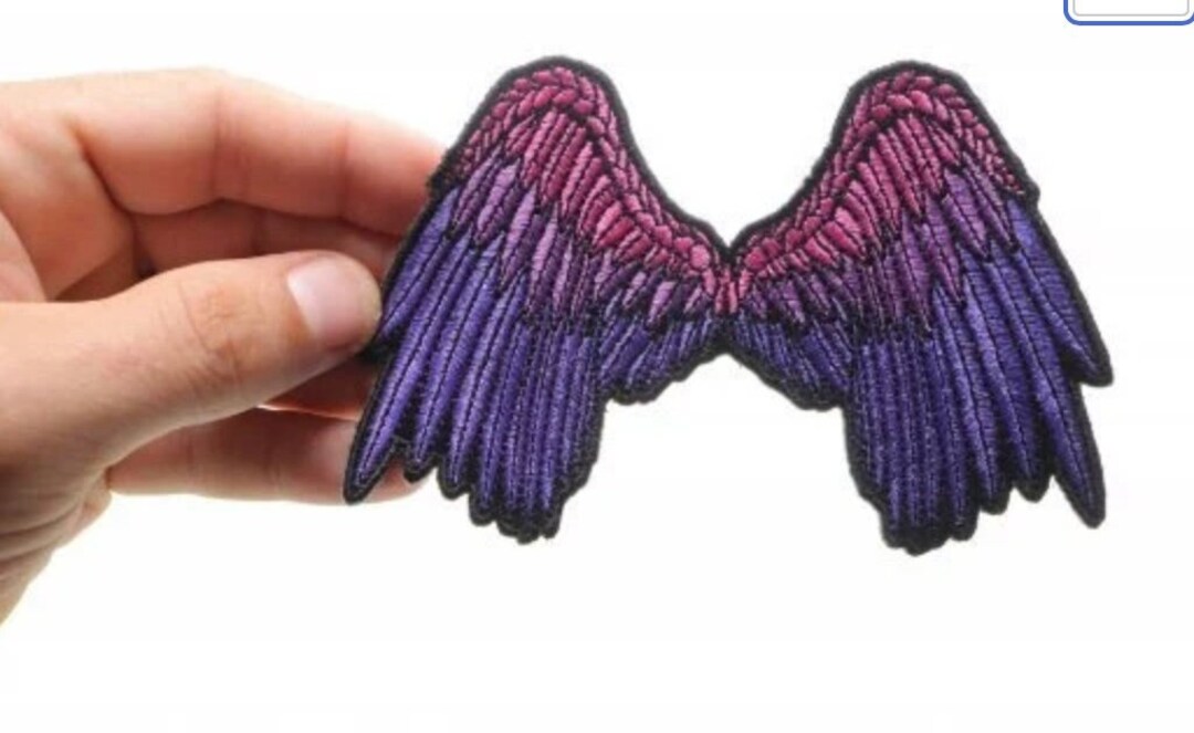 Beautiful Angel Wings Iron on Patch Embroidered Patch - Etsy