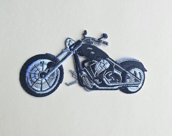 Motorcycle Applique Patch Chopper, Cruiser, Biker Badge 4 iron On - Etsy