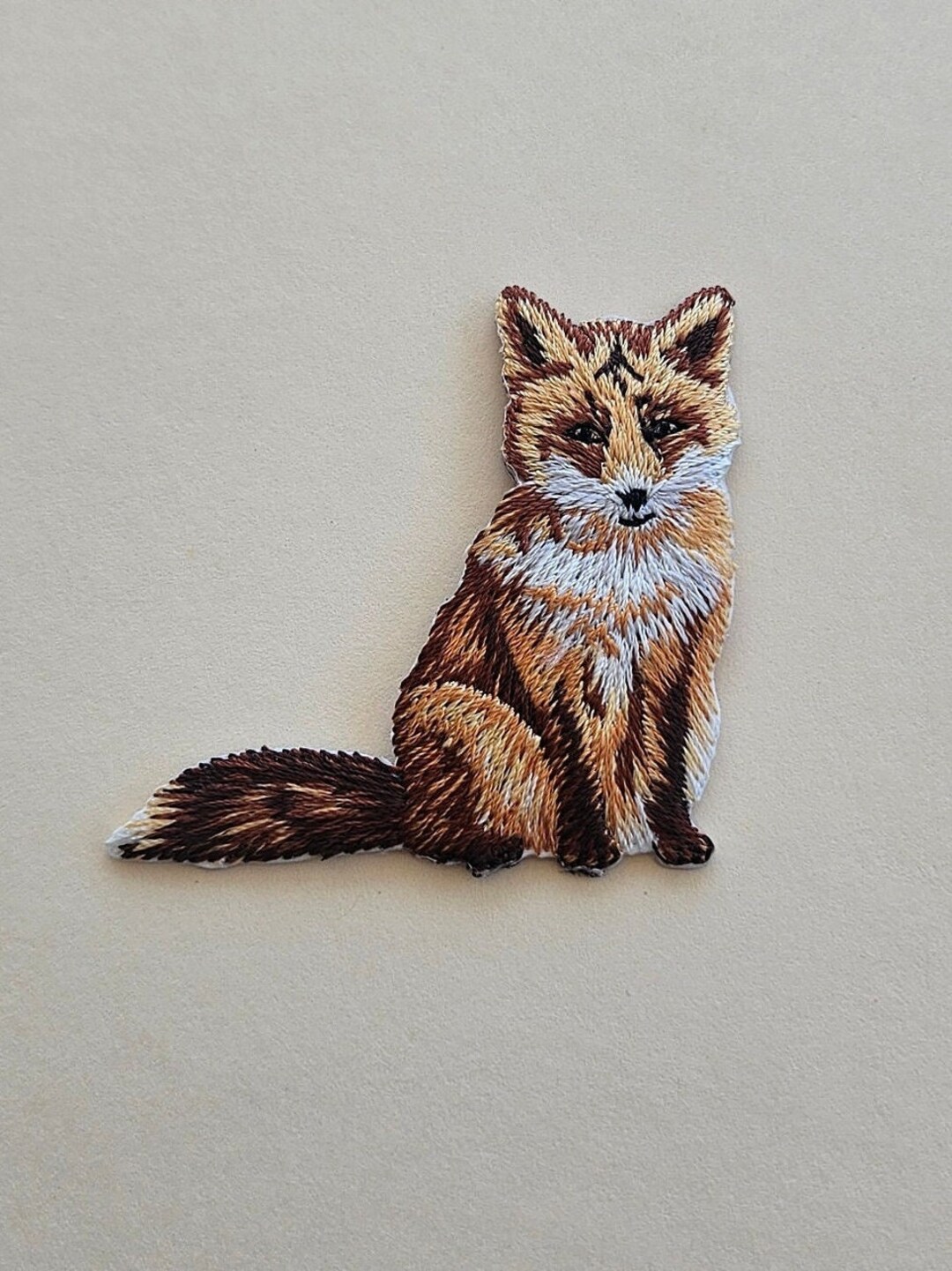 Red Fox Patch- Fox Patch - Iron on Patch - Embroidered Patch - Applique ...