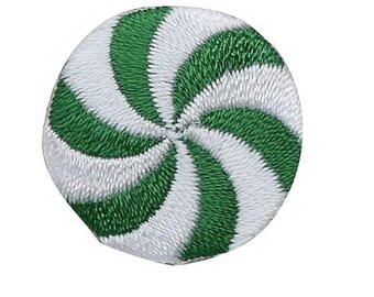 Tiny, Peppermint Swirl Candy Patch Custom Made - Etsy