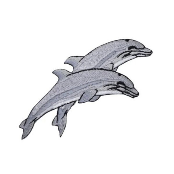 Dolphin Applique - Etsy