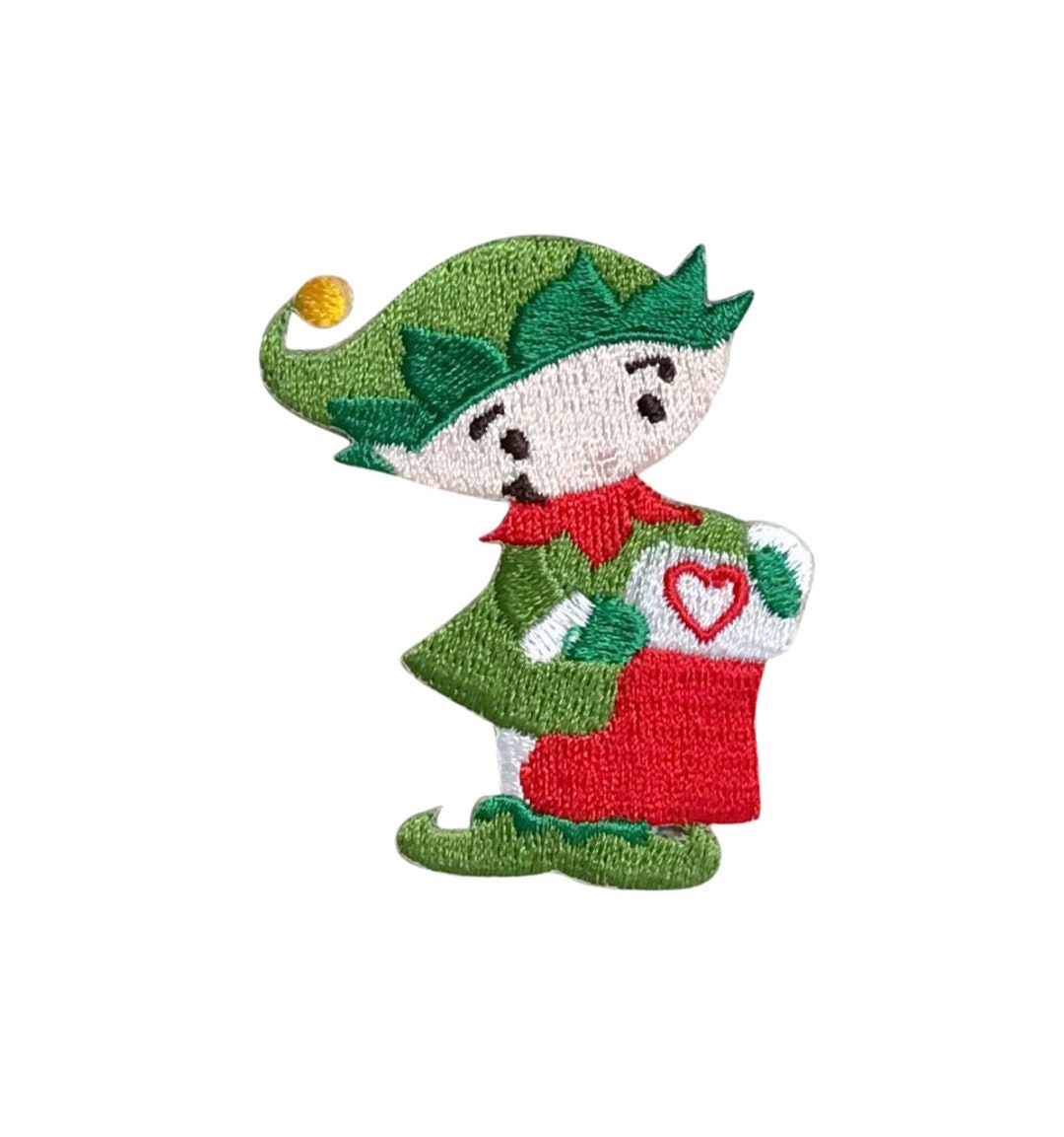 Christmas Elf- Patch - Iron on Patch - Embroidered Patch - Etsy