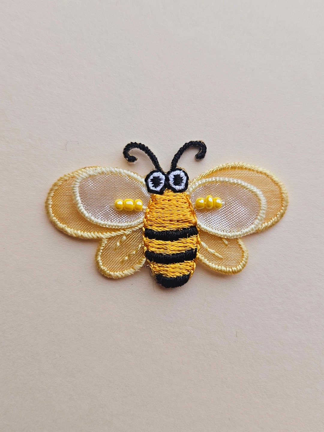 Bumble Bee Patch - Applique - Iron on - Sew On - Etsy