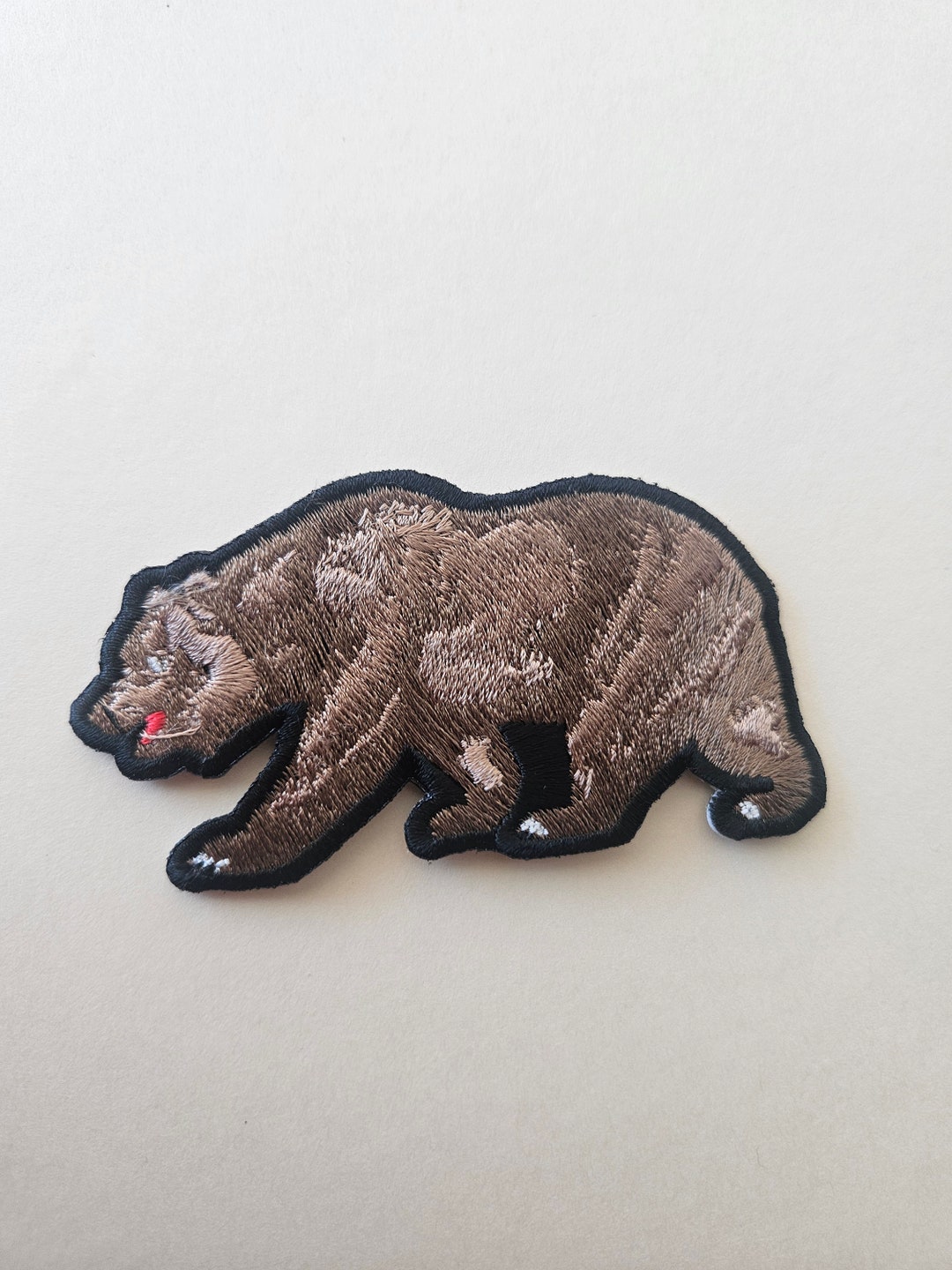 California Bear Patch - Iron on - Embroidered Patch - Applique - Etsy