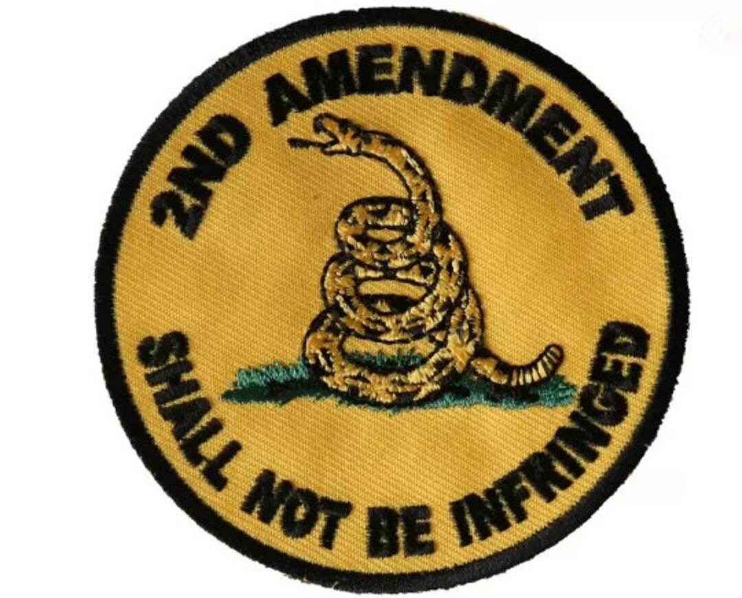 Don't Tread on Me 2nd Amendment Patch Gadsden Flag - Etsy