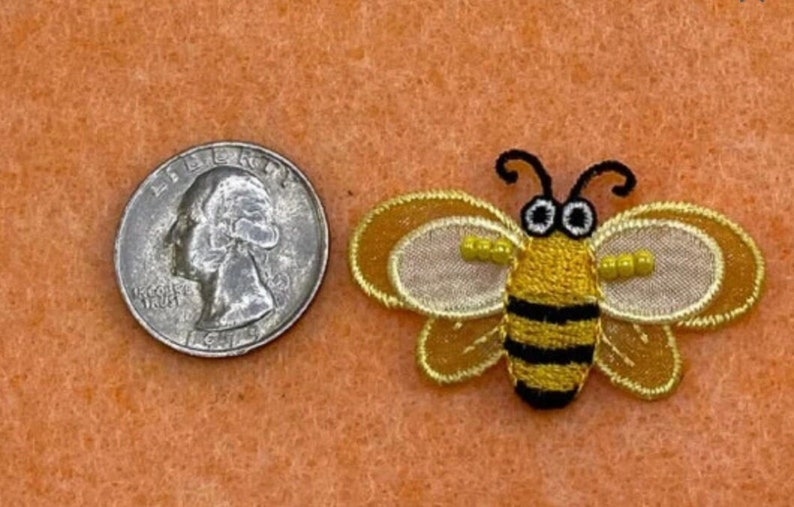 Bumble Bee Patch - Applique - Iron on - Sew On - Etsy