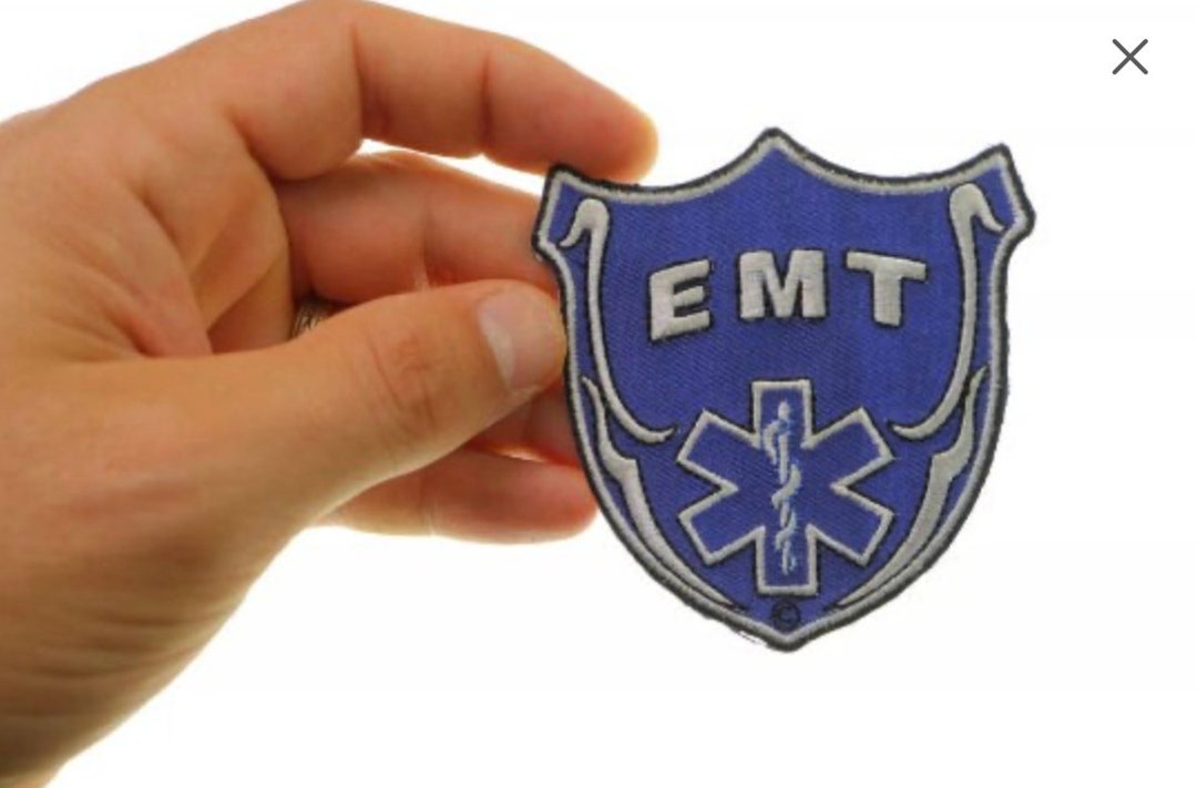 EMT Patch 3x3 Inch Iron on Patch Embroidered Patch - Etsy