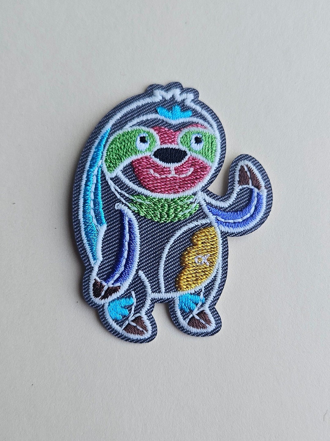 Sloth - Animal Patch - Iron on Patch - Embroidered Patch - Applique - Etsy