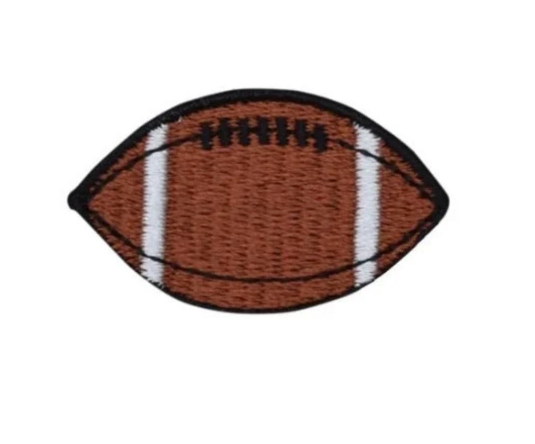 Brown Football Sports NFL Iron on Patch Embroidered Patch - Etsy