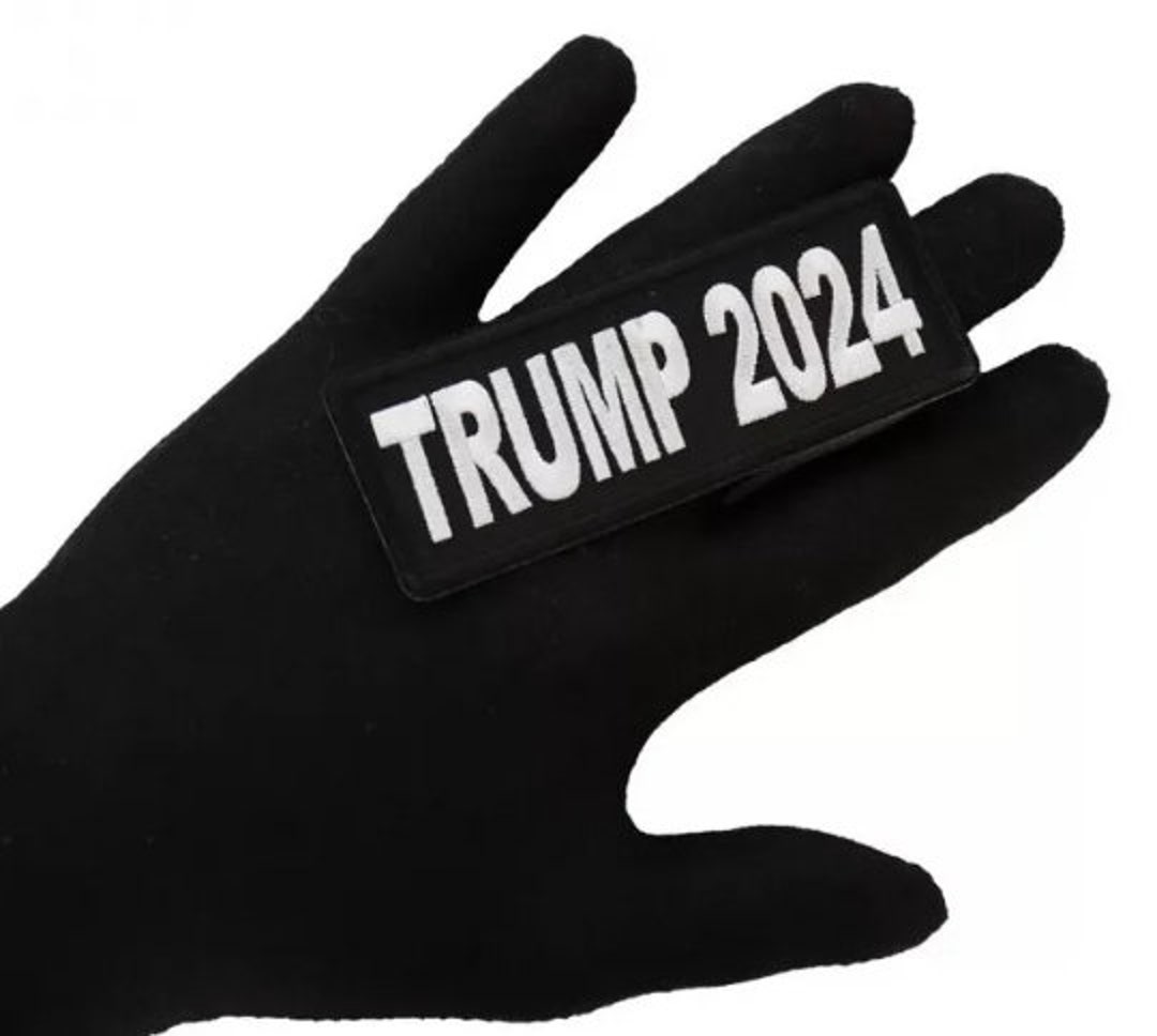 Trump 2024 Patch - Iron on Patch - Embroidered Patch - Applique - MAGA ...