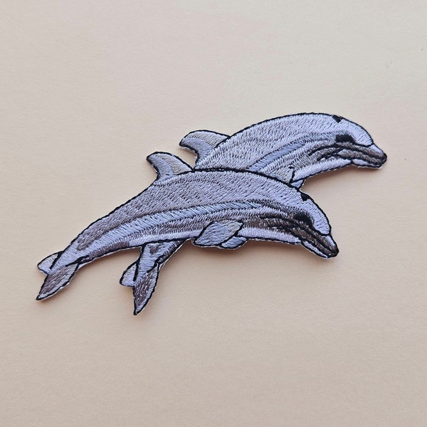 Dolphin Applique - Etsy