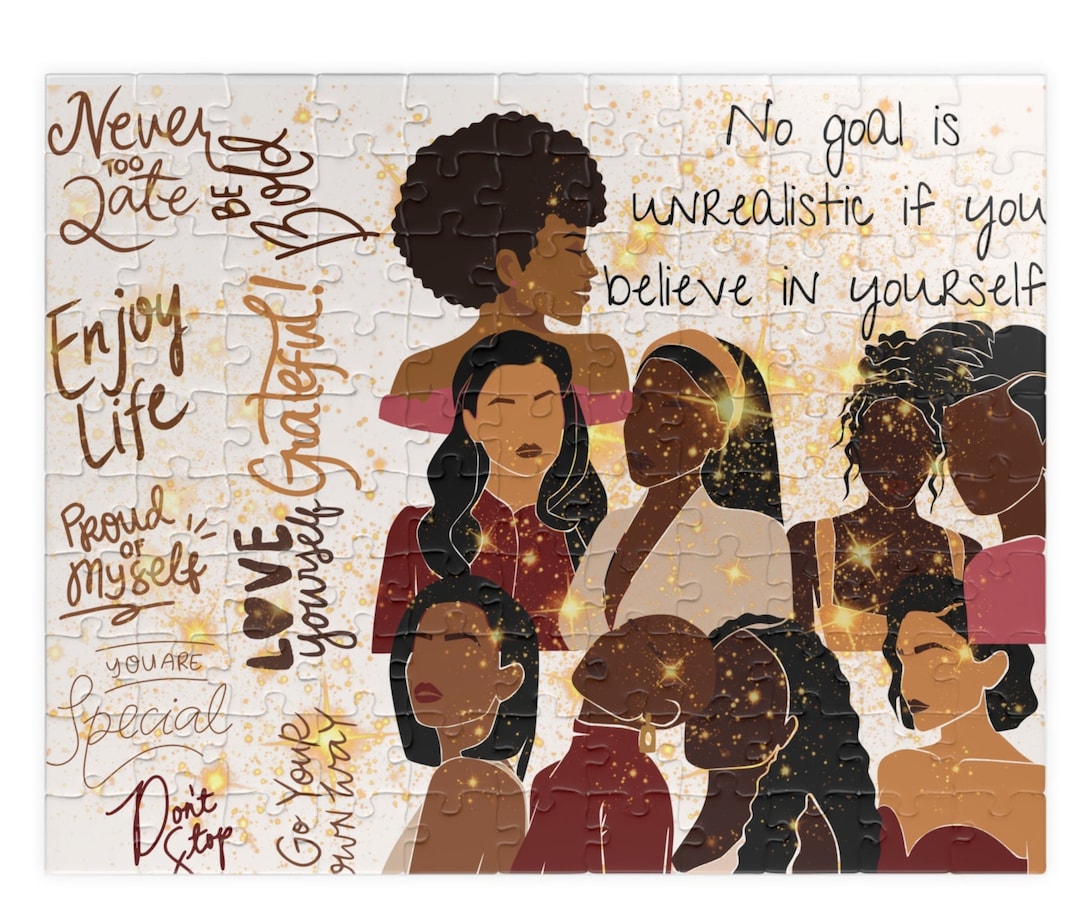 Affirmation Self Care Puzzle Jigsaw Puzzle 110-piece - Etsy